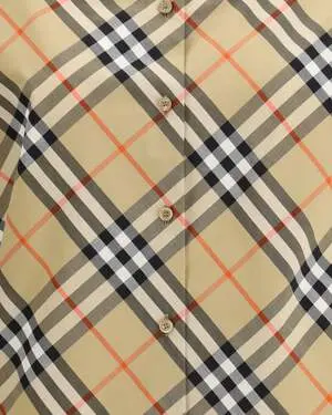 Burberry Slim Fit Cotton Check Shirt
