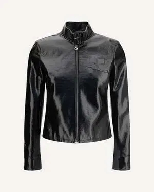 COURREGES City Vinyl Zip-up Jacket