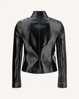 COURREGES City Vinyl Zip-up Jacket
