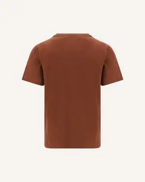 Brunello Cucinelli Cotton T-shirt With Jewel Detail