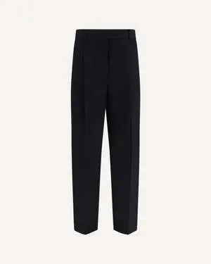 TOTEME Tailored Wool Blend Trousers - Black