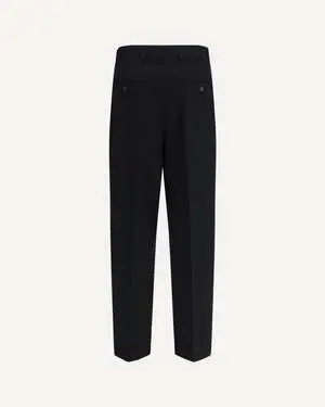 TOTEME Tailored Wool Blend Trousers - Black
