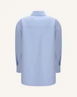 Fabiana Filippi Long Shirt In Double Wool