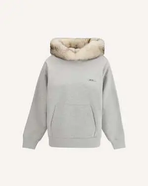 Prada Shearling Lined Hoodie