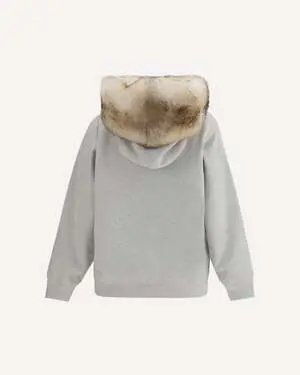 Prada Shearling Lined Hoodie
