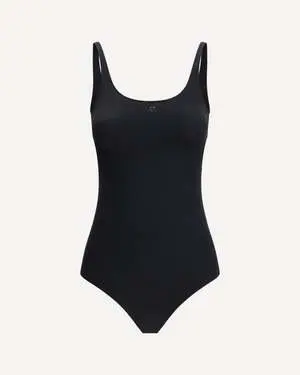 COURREGES One Piece Swimsuit With Cut-out Detail - Black
