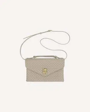 Bottega Veneta Knot Lock Shoulder Bag - Beige