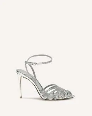 LE SILLA Embrace Divina Crystal Embellished Stiletto Sandals