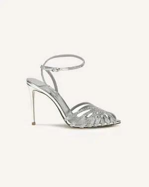 LE SILLA Embrace Divina Crystal Embellished Stiletto Sandals