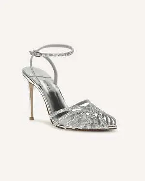 LE SILLA Embrace Divina Crystal Embellished Stiletto Sandals
