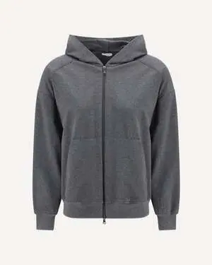 Brunello Cucinelli Cotton Hoodie - Grey