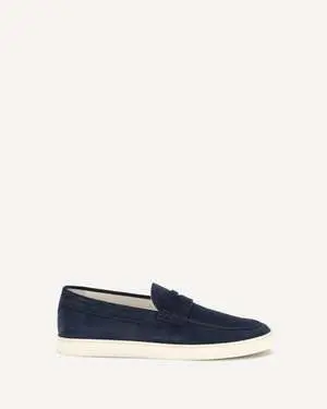 Brunello Cucinelli Suede Loafers - Blue