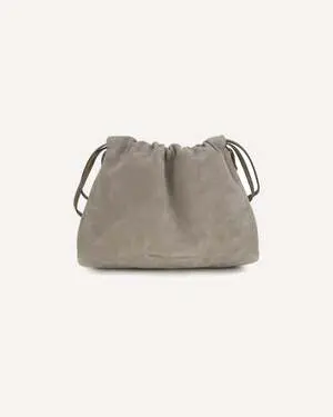 Brunello Cucinelli Suede Pouch - Grey