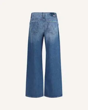 MOTHER The Rerun Zip Sneak Jeans - Blue