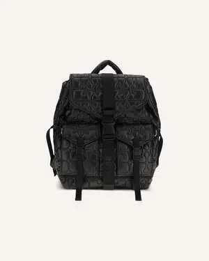GANNI Quilted Backpack With Top Handle And Adjustable Straps