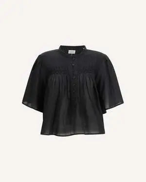 MARANT ETOILE Marant Étoile Cotton Pleated Shirt With Button-up Front