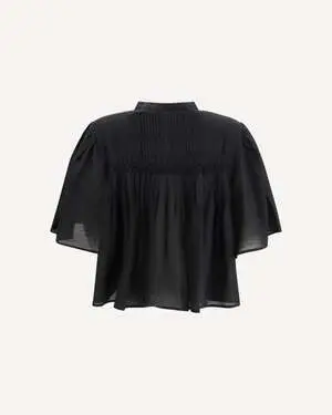 MARANT ETOILE Marant Étoile Cotton Pleated Shirt With Button-up Front