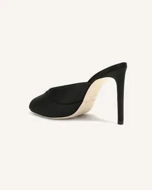 JIMMY CHOO Brigitte Leather Mules - Black