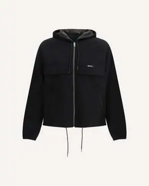 Prada Technical Hooded Blouson - Black