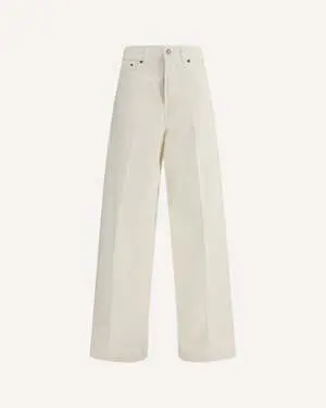 HAIKURE Bethany Twill 45 Jeans - White