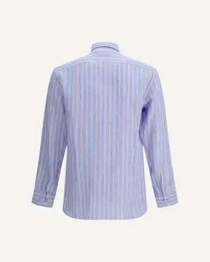 Etro Striped Linen Shirt - Multicolour