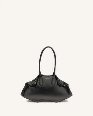 Alexander McQueen Manta Shoulder Bag - Black