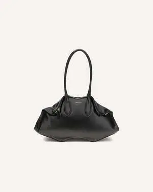 Alexander McQueen Manta Shoulder Bag - Black