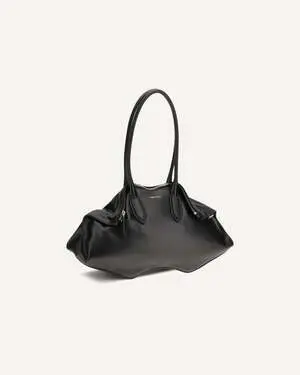Alexander McQueen Manta Shoulder Bag - Black