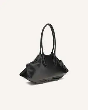 Alexander McQueen Manta Shoulder Bag - Black