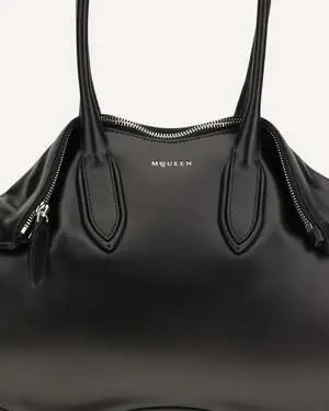 Alexander McQueen Manta Shoulder Bag - Black