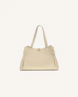 Yuzefi Large Gyoza Shoulder Bag - Cream
