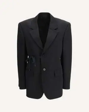 Balenciaga Barathea Wool Tailored Jacket