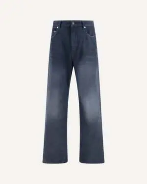 Balenciaga Wide-leg Denim Jeans - Blue