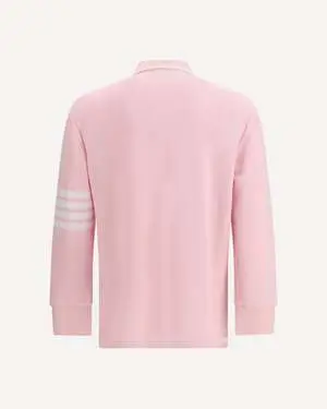Thom Browne Piqué Long-sleeve Polo