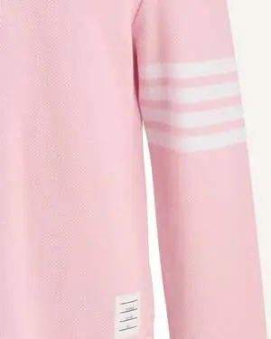 Thom Browne Piqué Long-sleeve Polo