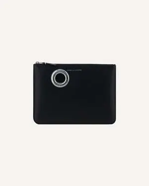 Comme Des Garçons Silver Eyelet Coin Purse