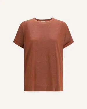 Brunello Cucinelli Cashmere Glitter T-shirt