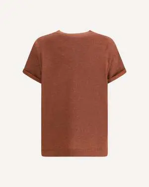 Brunello Cucinelli Cashmere Glitter T-shirt