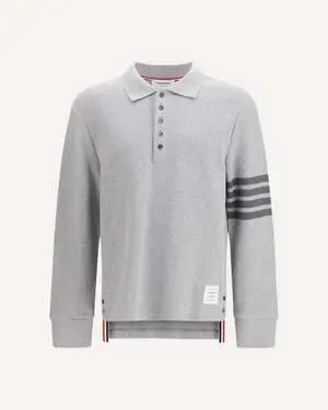 Thom Browne Long Sleeve Polos For Men