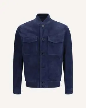 SALVATORE SANTORO Suede Leather Jacket