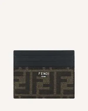 Fendi Card Holder - Brown