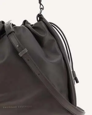 Brunello Cucinelli Leather Shoulder Bag