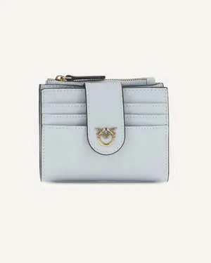 Pinko Wallet With Logo - Light Blue