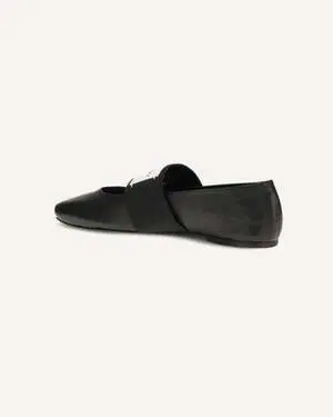 Givenchy Leather Sliced Square Ballerinas