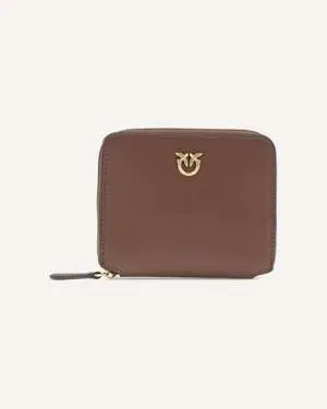 Pinko Leather Zip-around Wallet - Brown