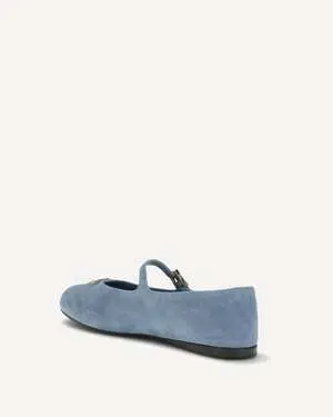Prada Suede Leather Ballerinas