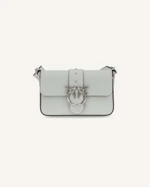 Pinko Mini Love Shoulder Bag - Grey