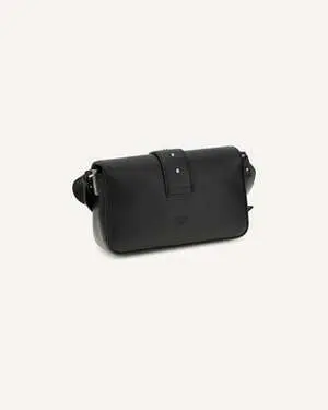 Pinko Mini Love Shoulder Bag - Black