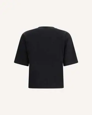 Off-White Made On Earth, Designed On A Plane" Cotton T-shirt - Black