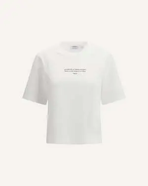 Off-White Made On Earth, Designed On A Plane" T-shirt - White